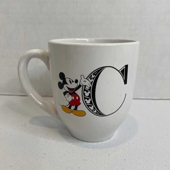 Disney | Dining | Disney Mickey Mouse Monogram Letter C 6 Oz Mug Coffee ...